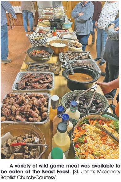 Beast Feast and Camo Sunday held at St. John’s Missionary Baptist Church