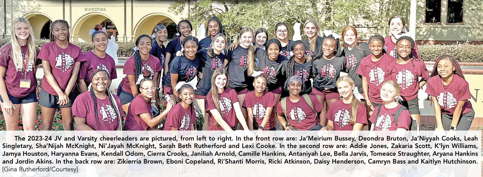 MCHS attends FCA cheer camp