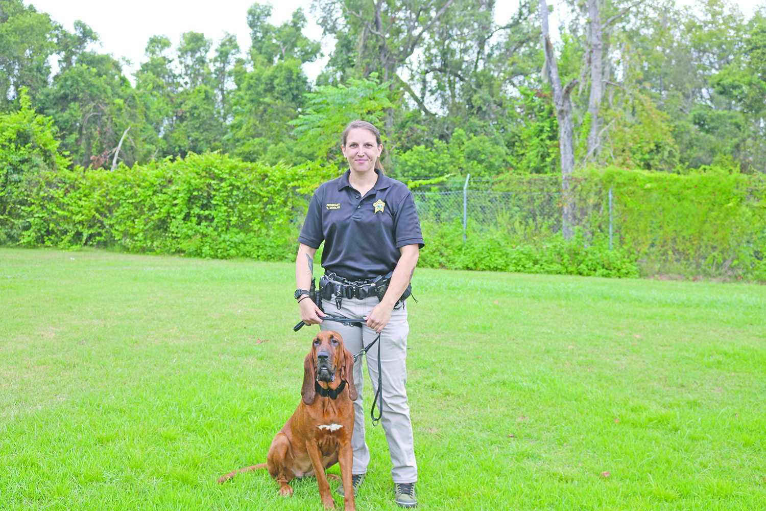 Sgt. Victoria Zeigler and Josie