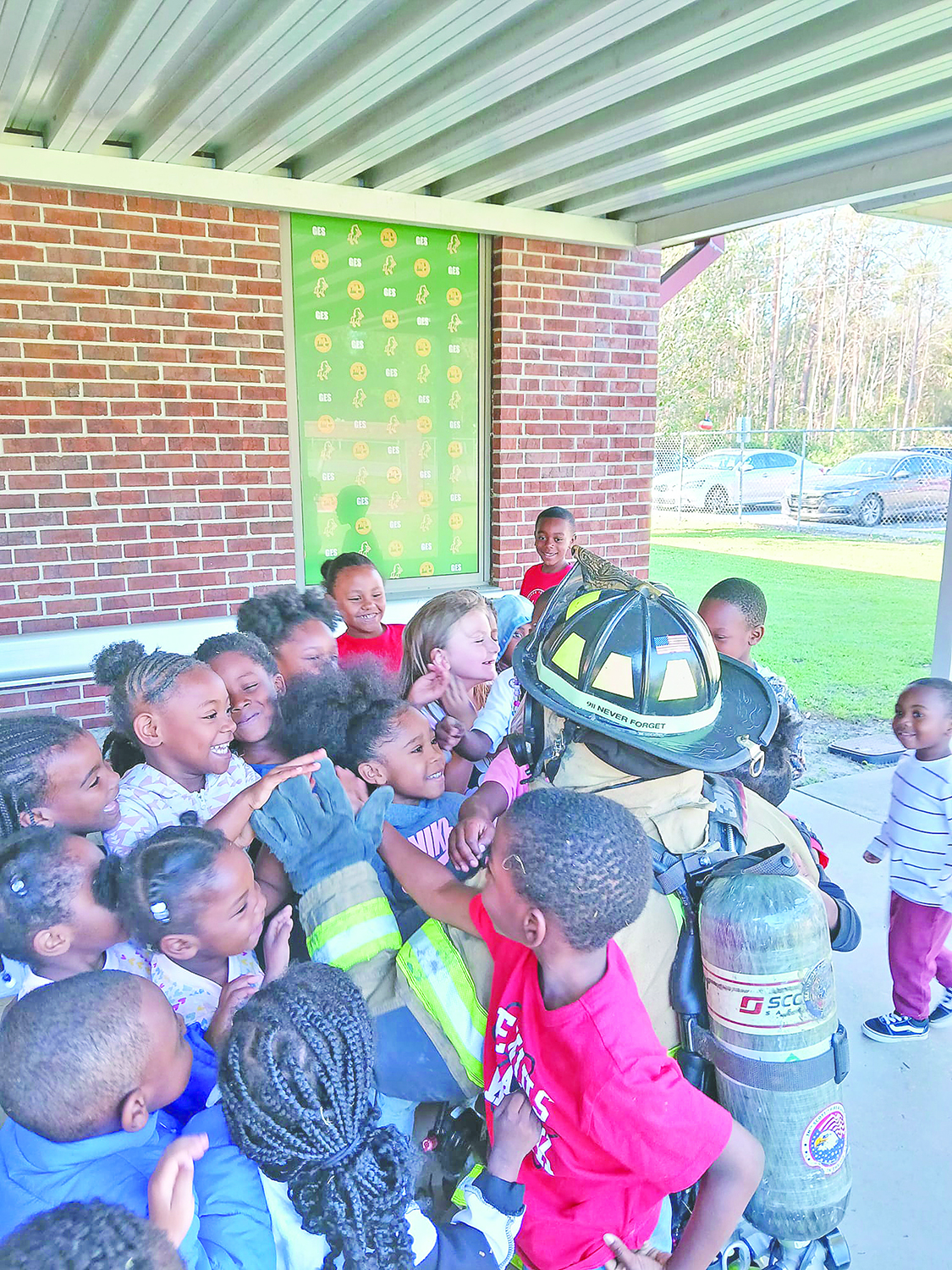 Madison County Fire and Rescue visits schools in the community