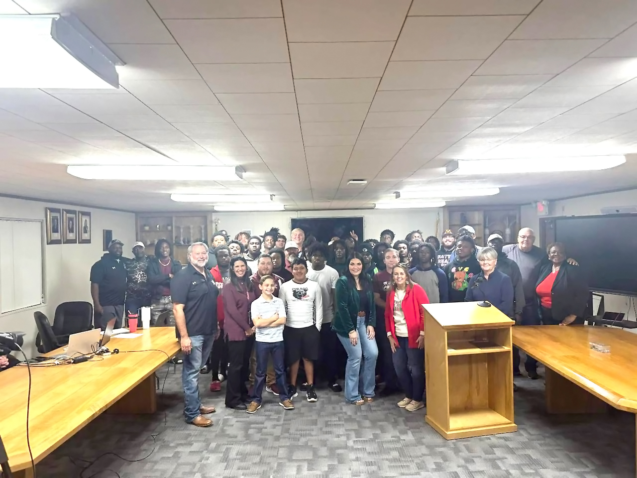 Cowboys honored by school board