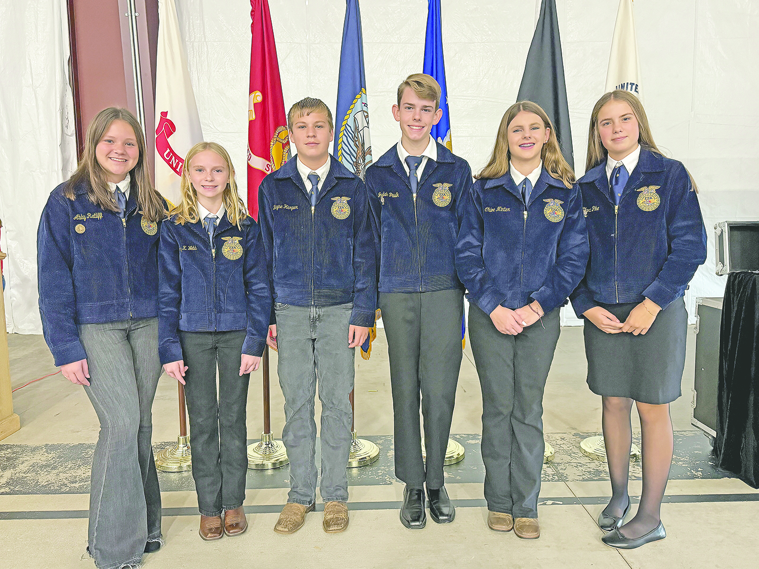MCAA FFA members participate in Farm Judging Event