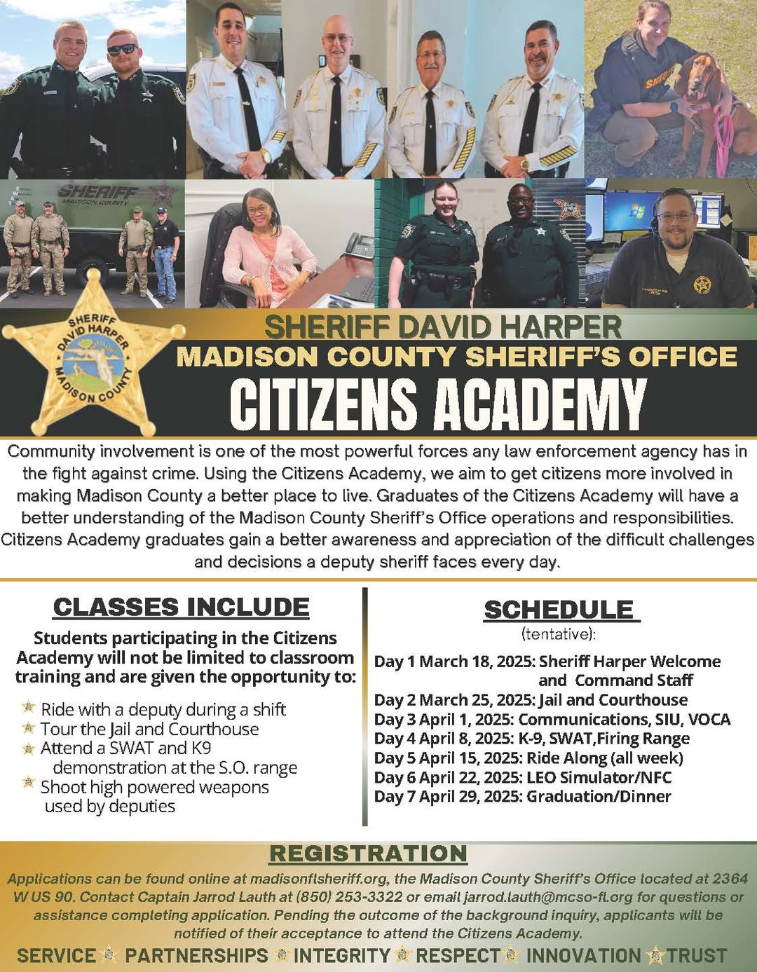 MCSO invites Madison County residents to Citizen’s Academy