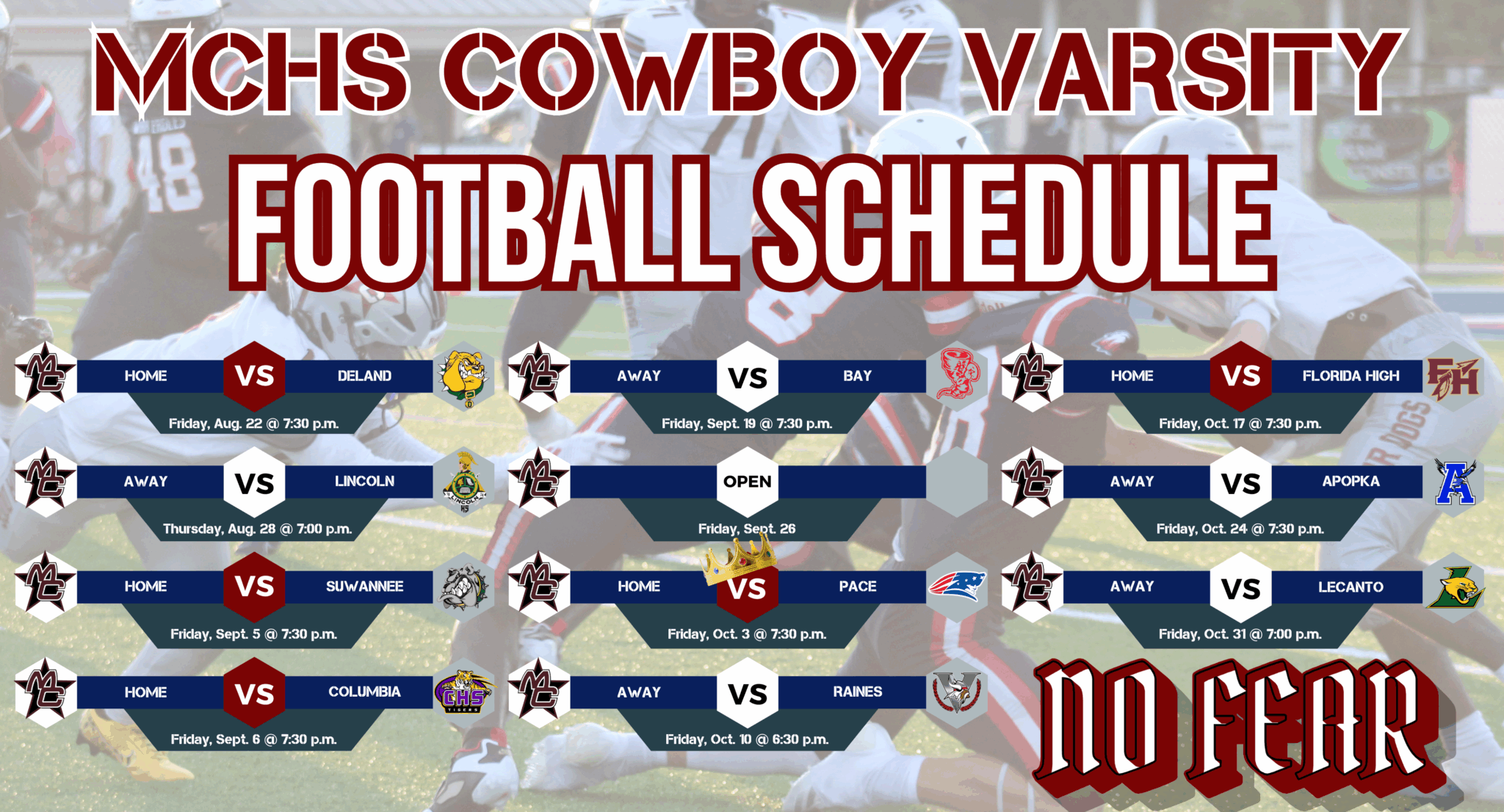 MCHS Varsity Cowboys Football